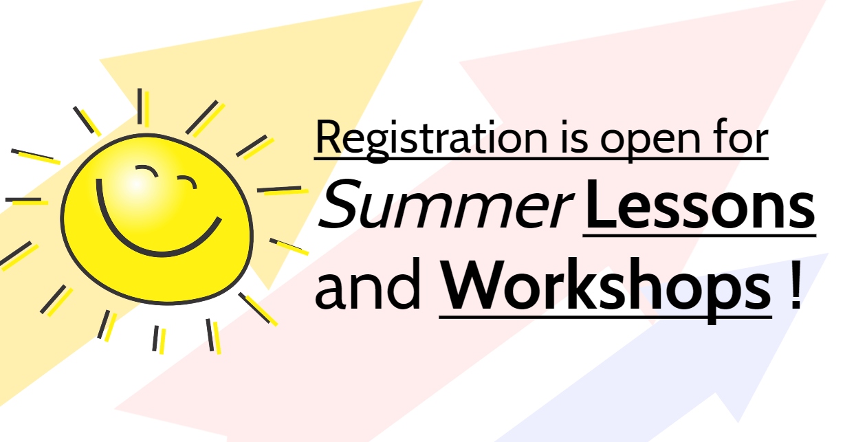 2020 Summer Lessons and Workshops!
